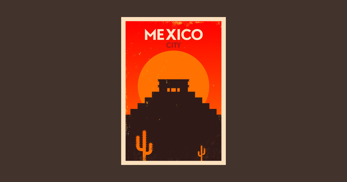 Mexico Poster Design - Mexico - T-Shirt | TeePublic