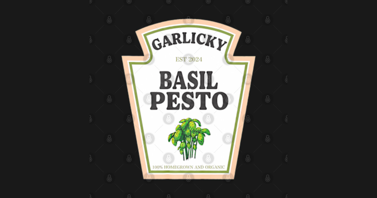 Garlicky Basil Pesto Condiment Costume Party Matching - Garlicky Basil ...