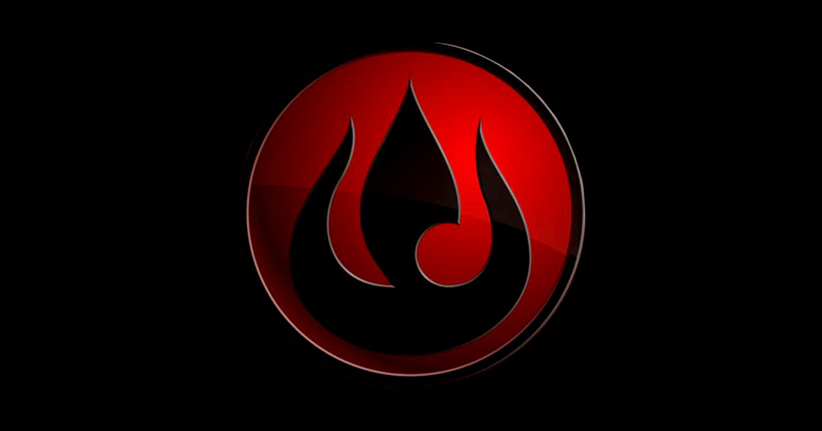 Symbol: Fire Natoin - Avatar - Sticker | TeePublic