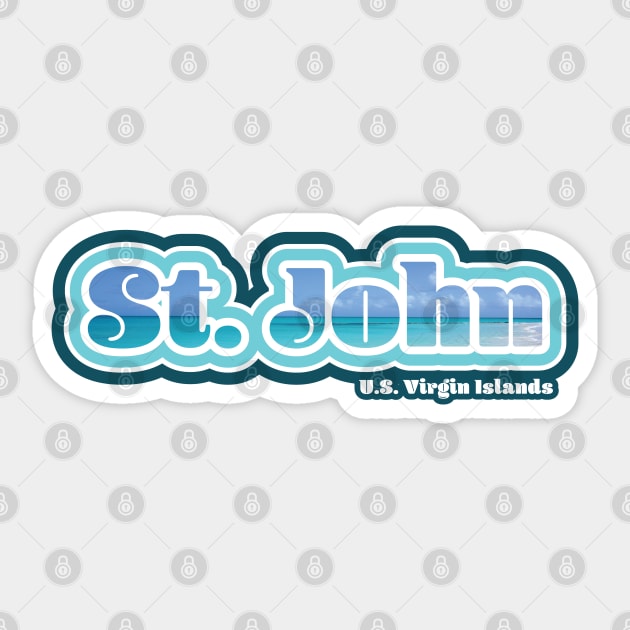 St. John, USVI - St John - Sticker | TeePublic