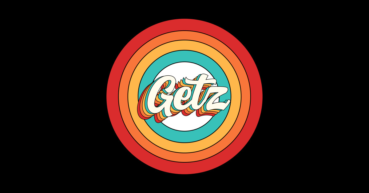 Getz Name Shirt Vintage Getz Circle - Getz Gift - T-Shirt | TeePublic