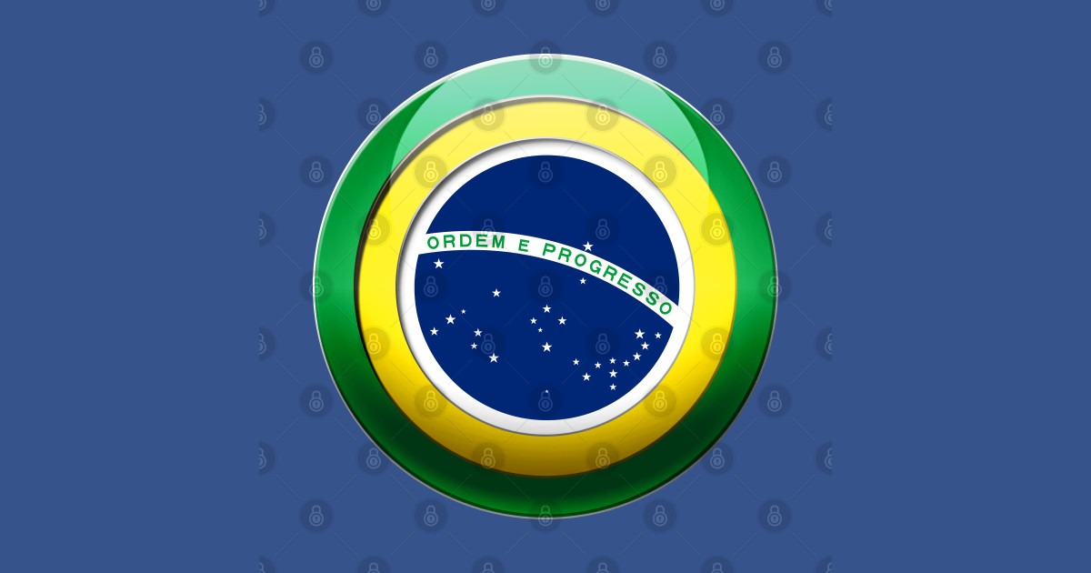 Brazilian Flag as a Roundel - Brazil - T-Shirt | TeePublic
