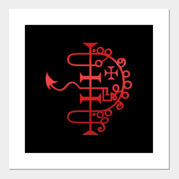 King Asmoday Asmodeus Sigil Modern Ars Goetia Demonic Seal of Asmodei ...