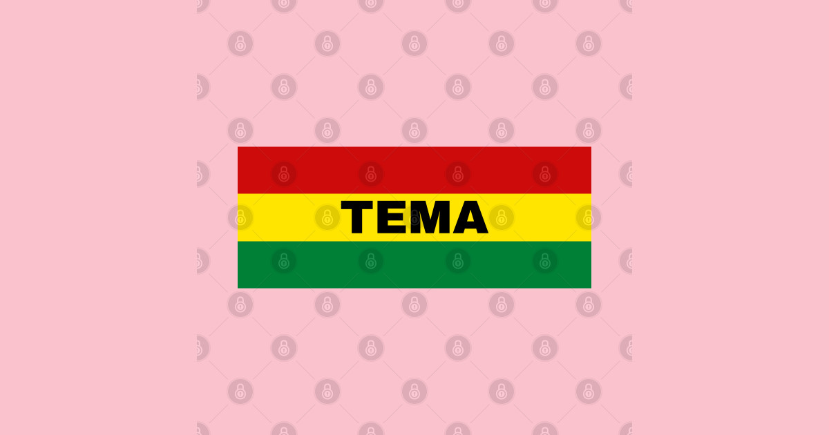 Tema City in Ghana Flag Colors - Ghana Flag - T-Shirt | TeePublic