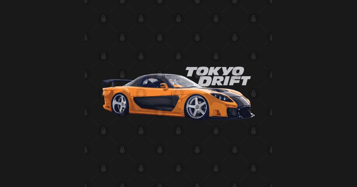 HAN'S FD RX7 VEILSIDE TOKYO JAPAN - Mazda Rx7 - T-Shirt | TeePublic