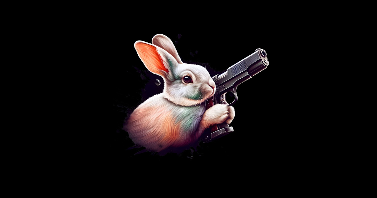 Tactical Rabbit - Rabbit - Sticker | TeePublic