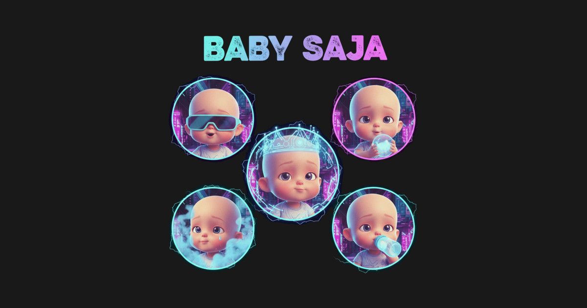 Baby Saja Retro Kpop Demon Hunter Villain Gothic Fantasy K Drama Fan