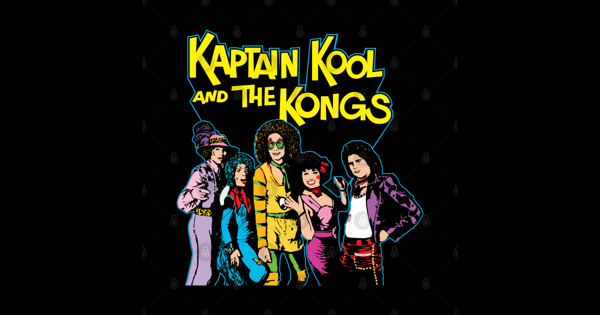 Kaptain Kool & The Kongs - Dark - Kaptain Kool - Sticker | TeePublic