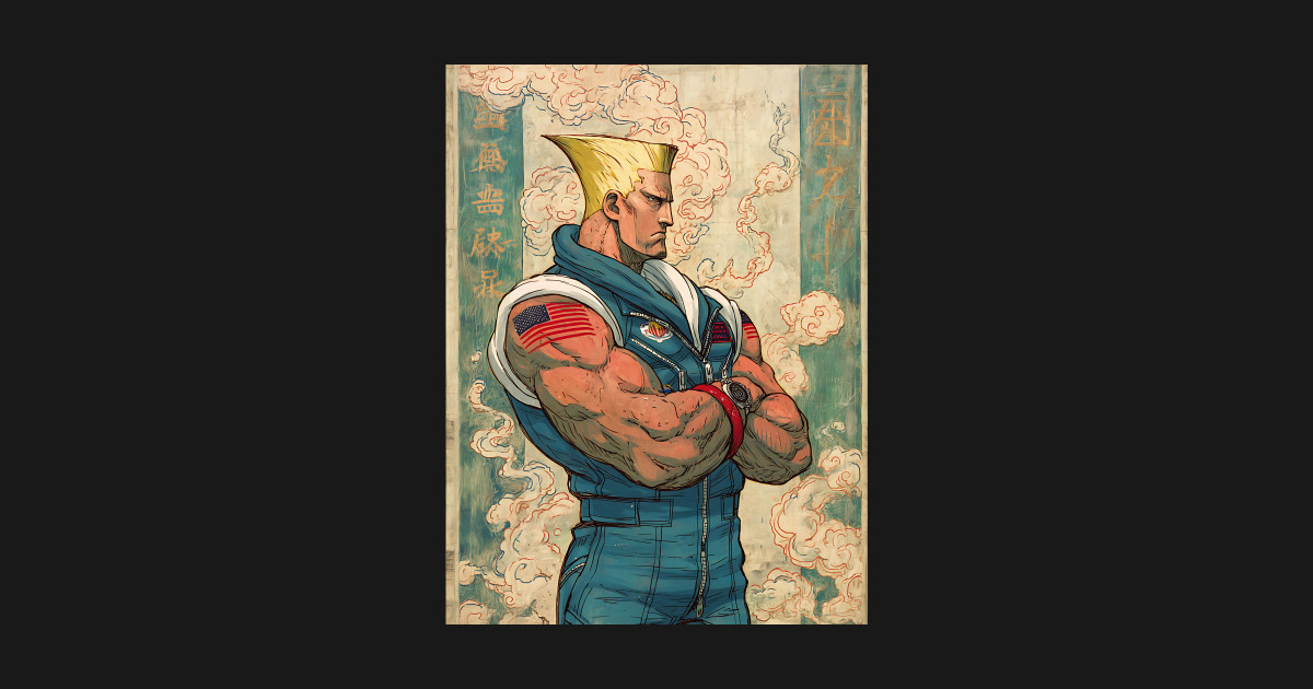 Guile SF6 Fanart - Guile - T-Shirt | TeePublic