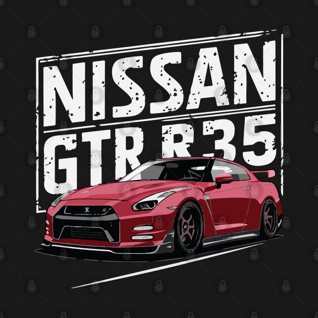 Nissan Skyline GTR R35 JDM Drifting Retro Vintage Car - Nissan Gtr R35 ...