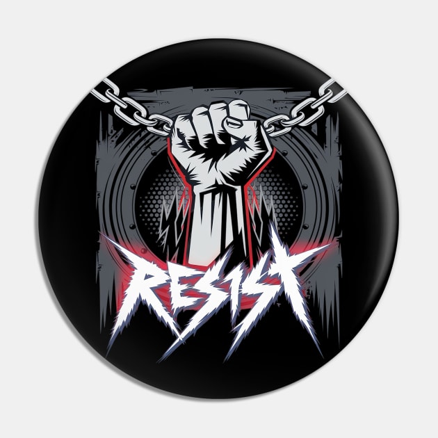 Smokey The Resist Bear 2025 - Smokey The Resist Bear 2025 - Pin | TeePublic