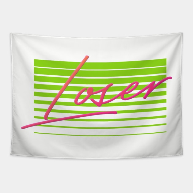 Loser - 90s Style REtro DesiGn - Loser - Tapestry | TeePublic