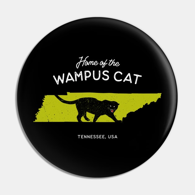 Home of the Wampus Cat - Tennessee, USA Cryptid - Wampus Cat - Pin ...
