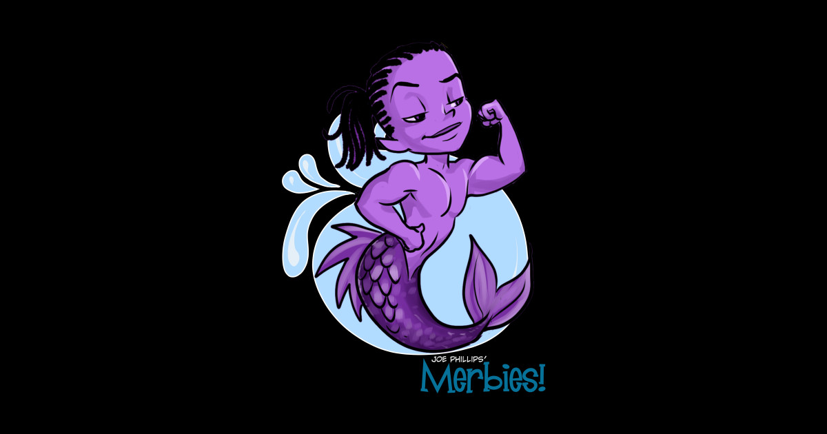 Purple Dreads Merbie - Mermaid - Magnet | TeePublic