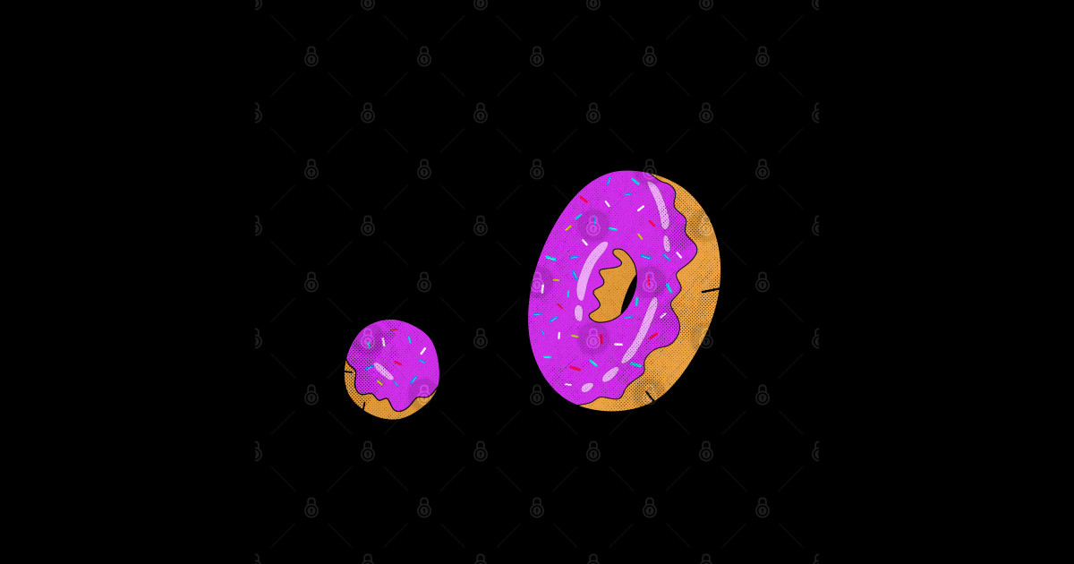 Find Your Center, Funny Donuts. - Find Your Center - Sticker | TeePublic