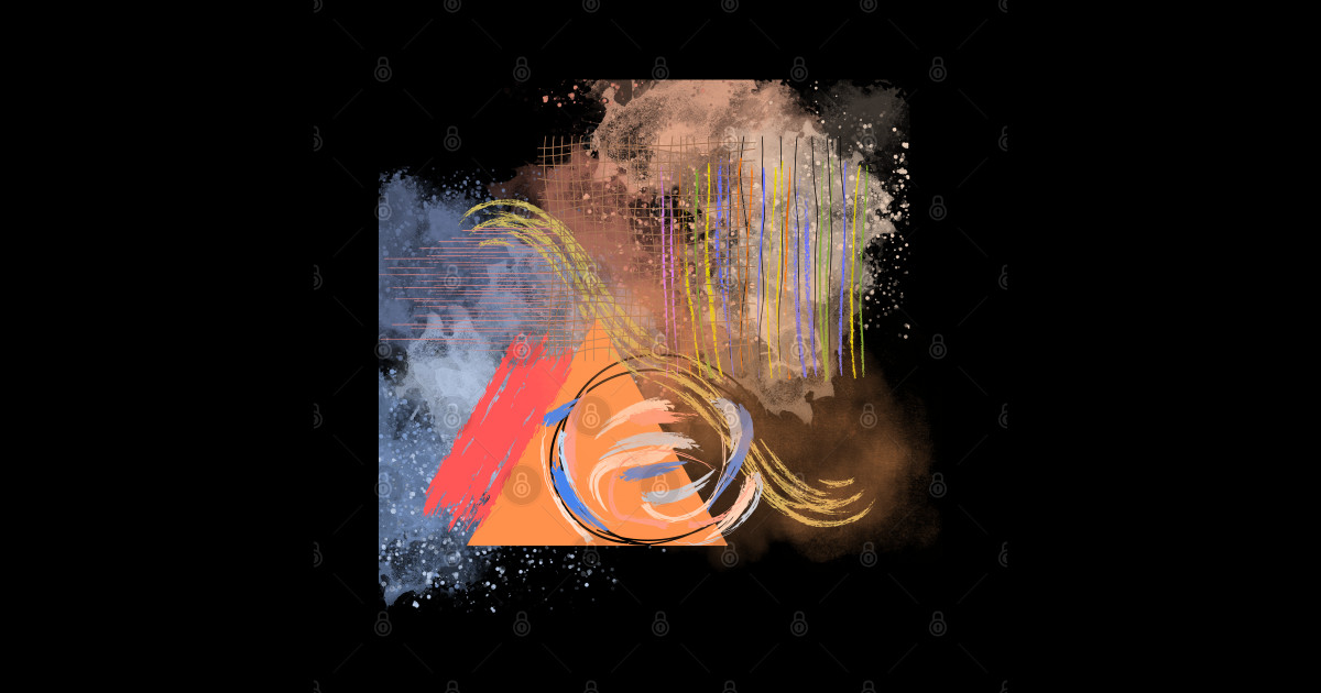 Abstract Design - Abstract Art - Sticker | TeePublic