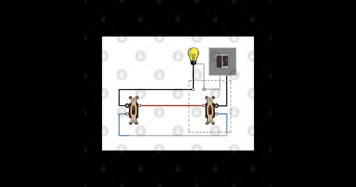 3-Way Switch Diagram Line Load Wires Same Box - 3 Way Switch Wiring ...