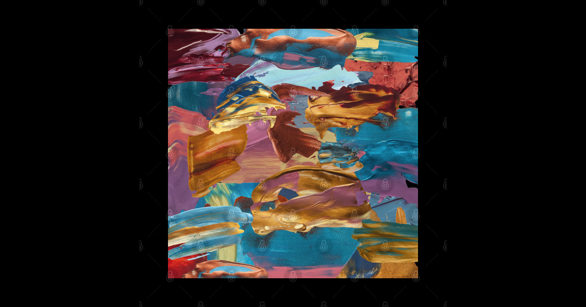 Acrylic Paint Strokes - Paint Strokes - Sticker | TeePublic