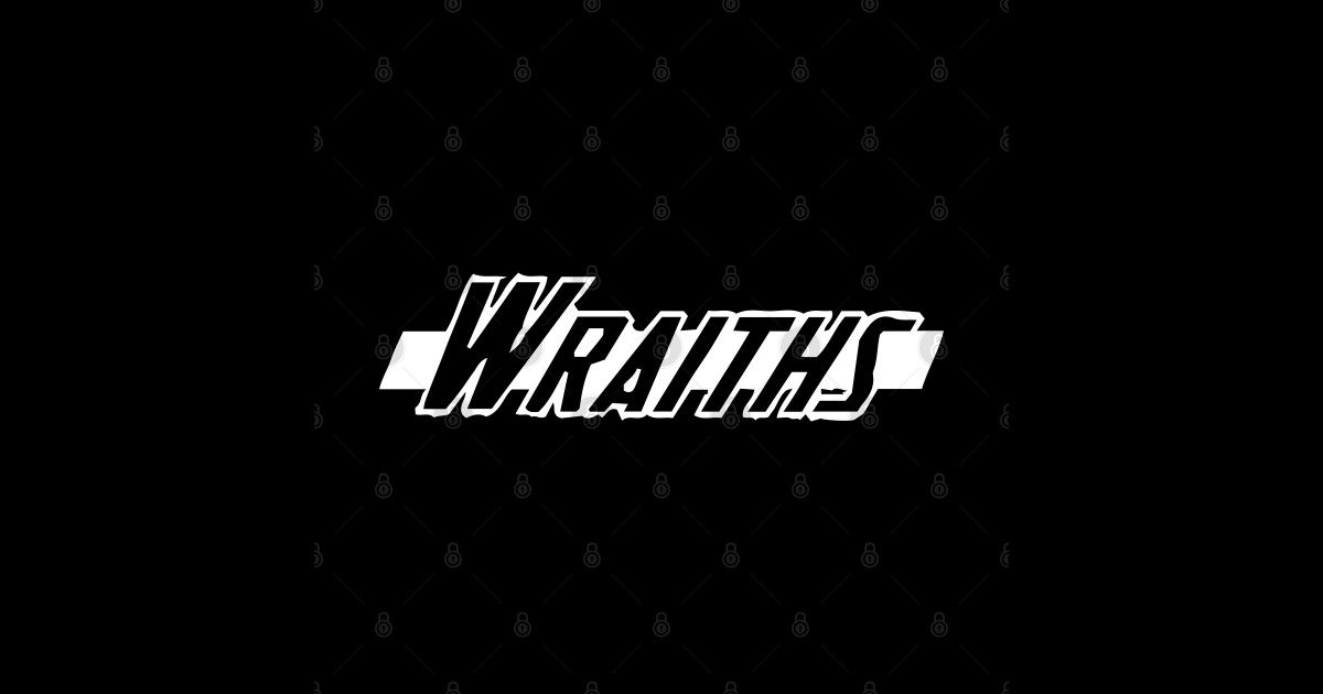 The Wraiths white graffiti logo - The Wraiths - Sticker | TeePublic