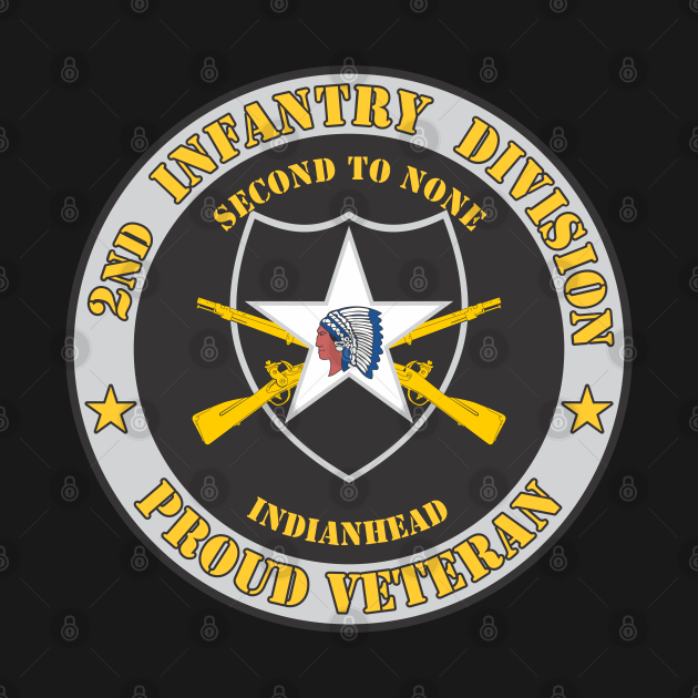 2nd Infantry Division Veteran - 2nd Infantry Division Veteran - T-Shirt ...