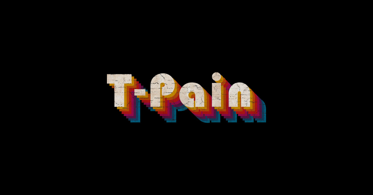 retro vintage T-Pain - T Pain - Sticker | TeePublic