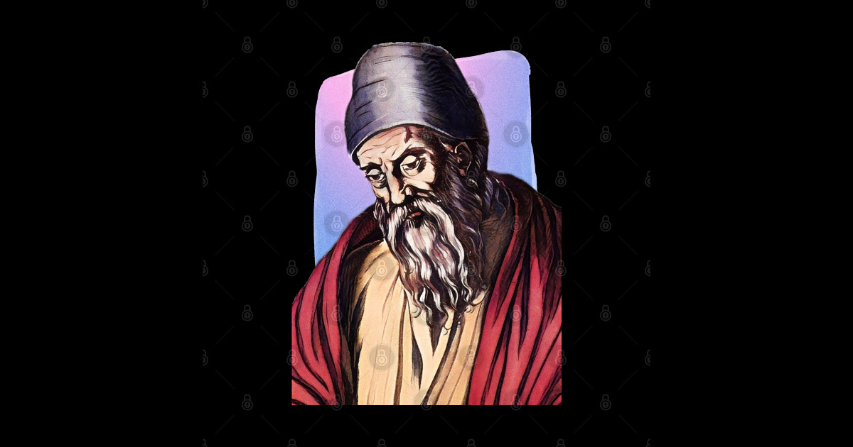 Greek Mathematician Euclid illustration - Euclid - Sticker | TeePublic