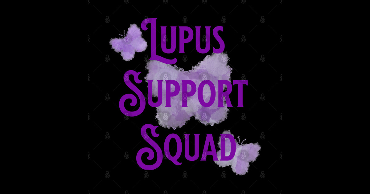 Purple Butterfly Lupus Support Squad - Lupus Support - Posters and Art ...