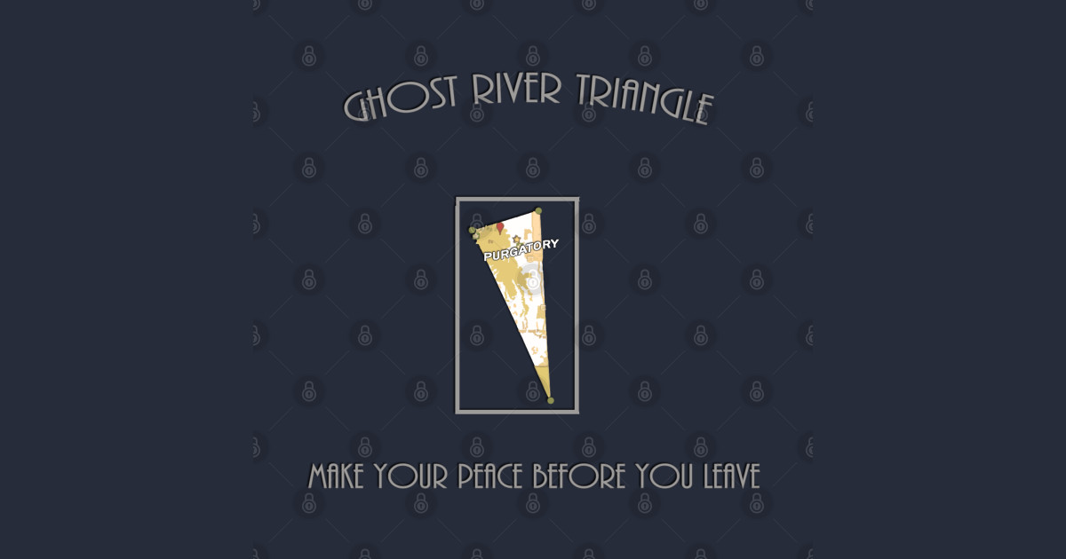 Ghost River Triangle map - Wynonna Earp - T-Shirt | TeePublic
