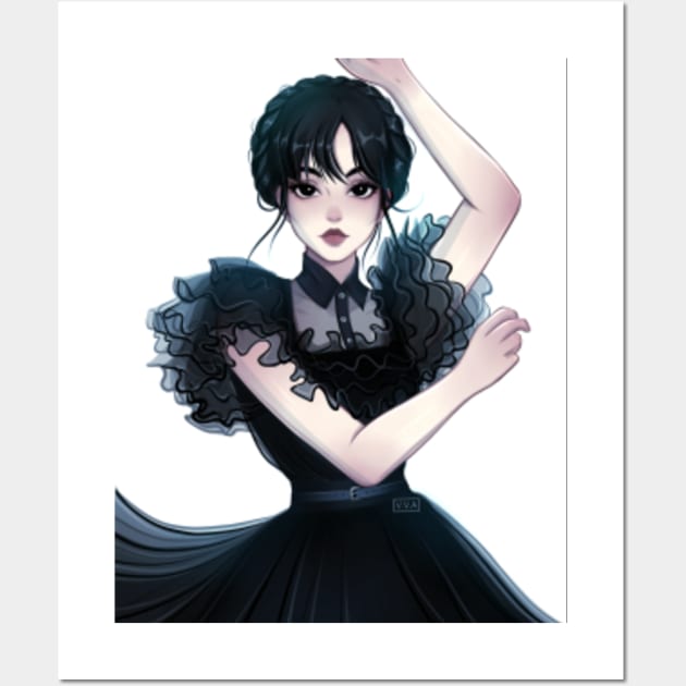 Wednesday Prom - Wednesday - Posters and Art Prints | TeePublic