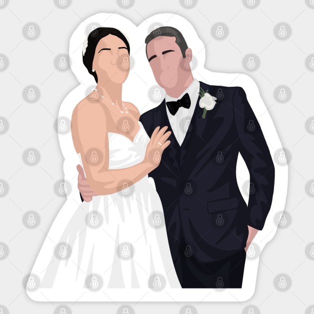 Kelly Severide & Stella Kidd | Chicago Fire - Chicago Fire - Sticker ...