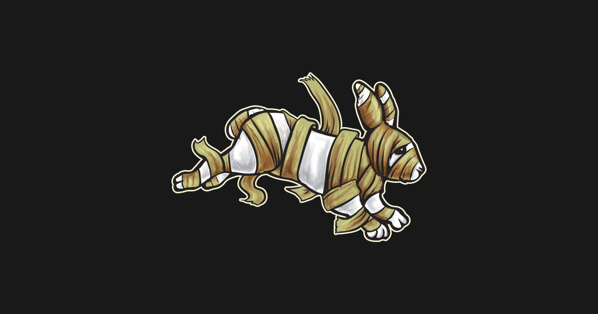 Halloween Mummy Rabbit - Mummy Bunny - T-Shirt | TeePublic