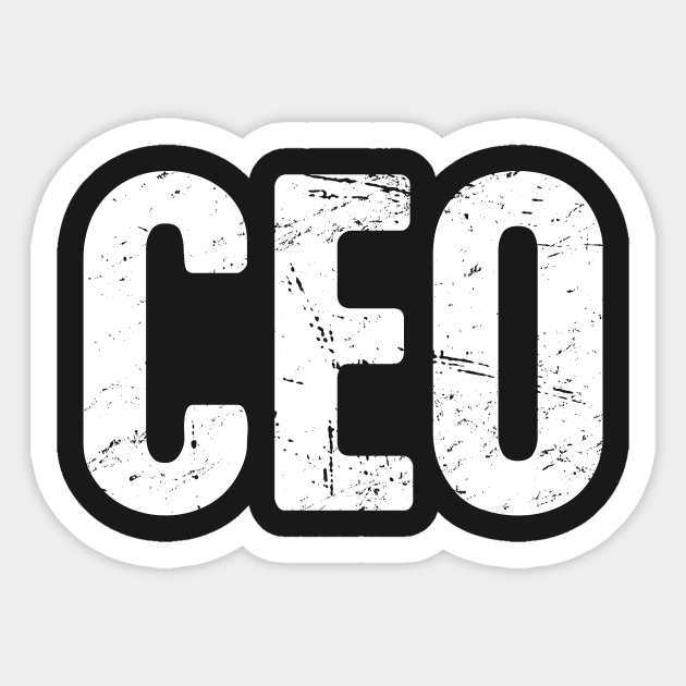 CEO – Design For Bosses and Entrepreneurs - Entrepreneur - Sticker ...