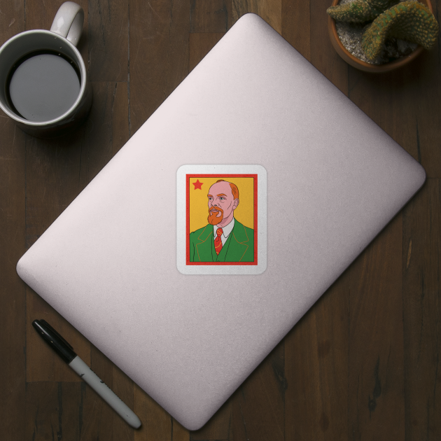 Lenin Pop Art Original Design - Lenin - Sticker | TeePublic