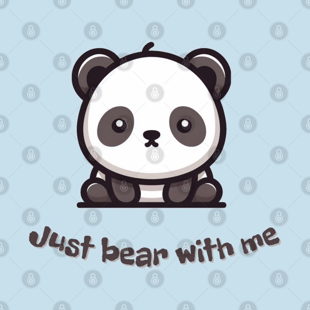 Panda Patience Puns sad panda is waiting for a hug - Sad Panda - T ...