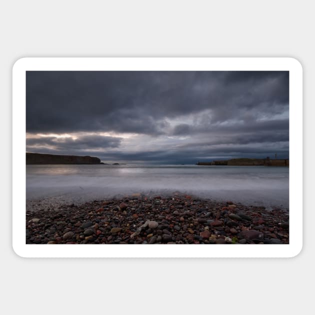 Eyemouth Harbour - Beach - Sticker | TeePublic