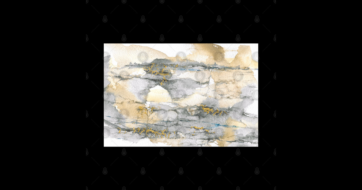 Sanctuary - Abstract Landscape - Sticker | TeePublic