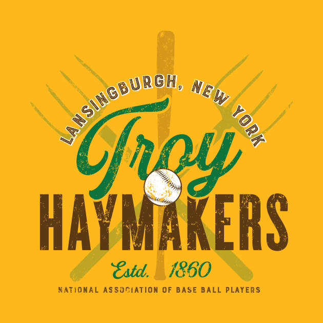 Lansingburgh Troy Haymakers - Defunct Minor League Baseball Teams - T ...