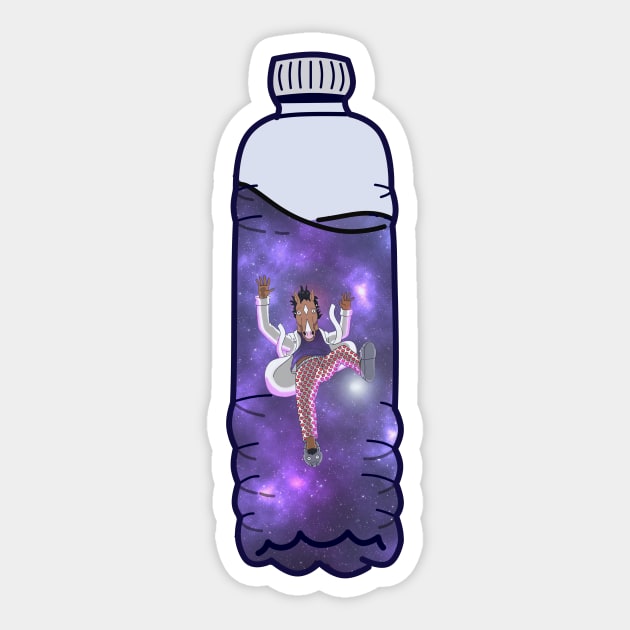 Bojack on the Bottle - Bojack Horseman - Sticker | TeePublic