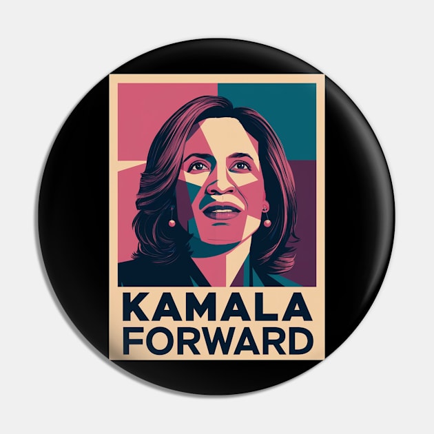 KAMALA HARRIS FORWARD 2024 - HARRIS WALZ 2024 - Kamala Forward - Pin ...