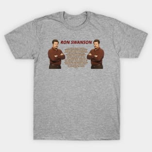 Ron Swanson T-Shirts for Sale | TeePublic