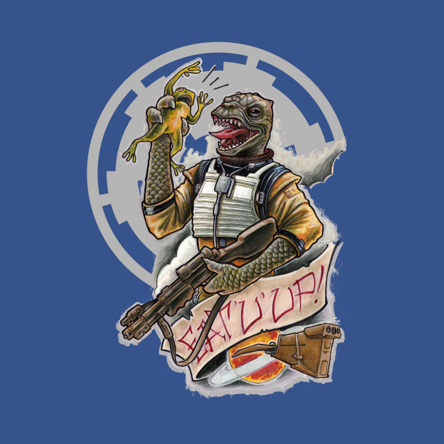Bossk - Bossk Bounty Hunter Star Wars - T-Shirt Designed & Sold By ...