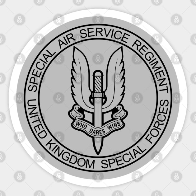 Mod.23 SAS Special Air Service - Sas Special Air Service - Sticker ...