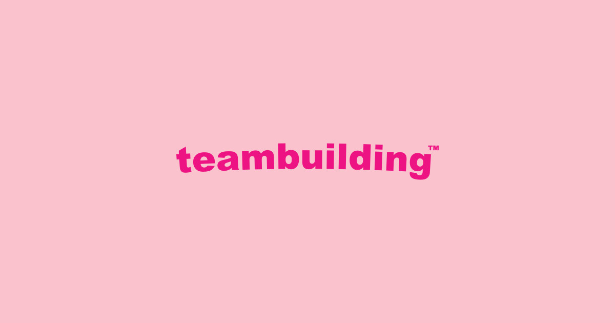 TeamBuilding Logo Pink - Team Building - Sticker | TeePublic