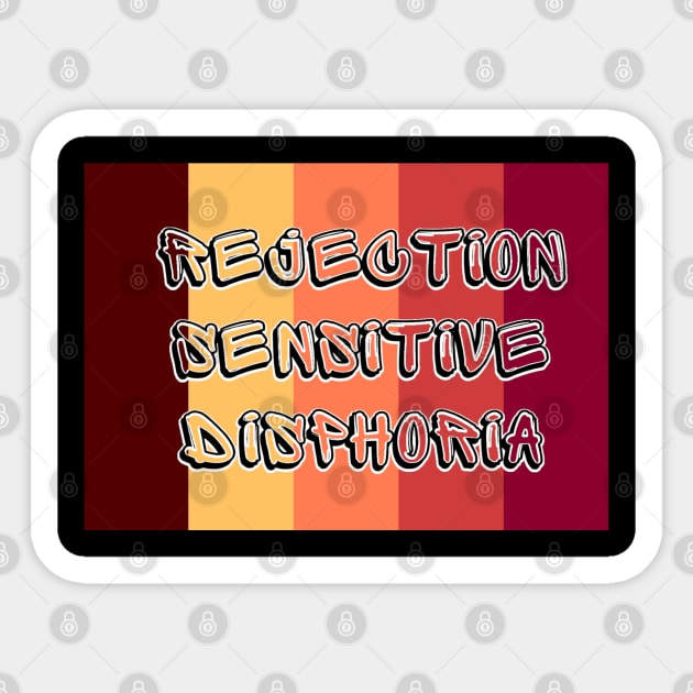 RSD ADHD.rocks - Rsd - Sticker | TeePublic