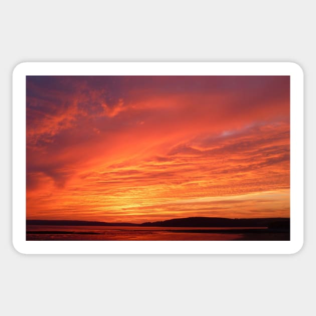 Sunset at the Beach – Vibrant Coastal Sky Photography - Beach Sunset ...