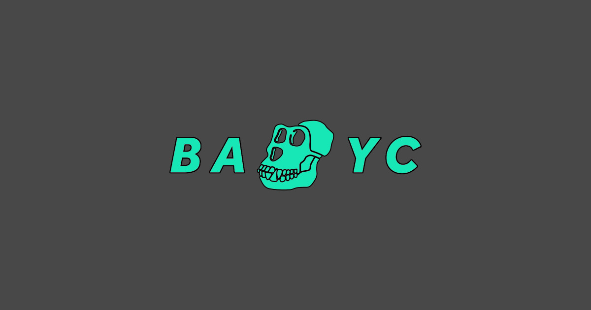 Bored Ape Yacht Club BAYC Logo Green - Bayc - T-Shirt | TeePublic