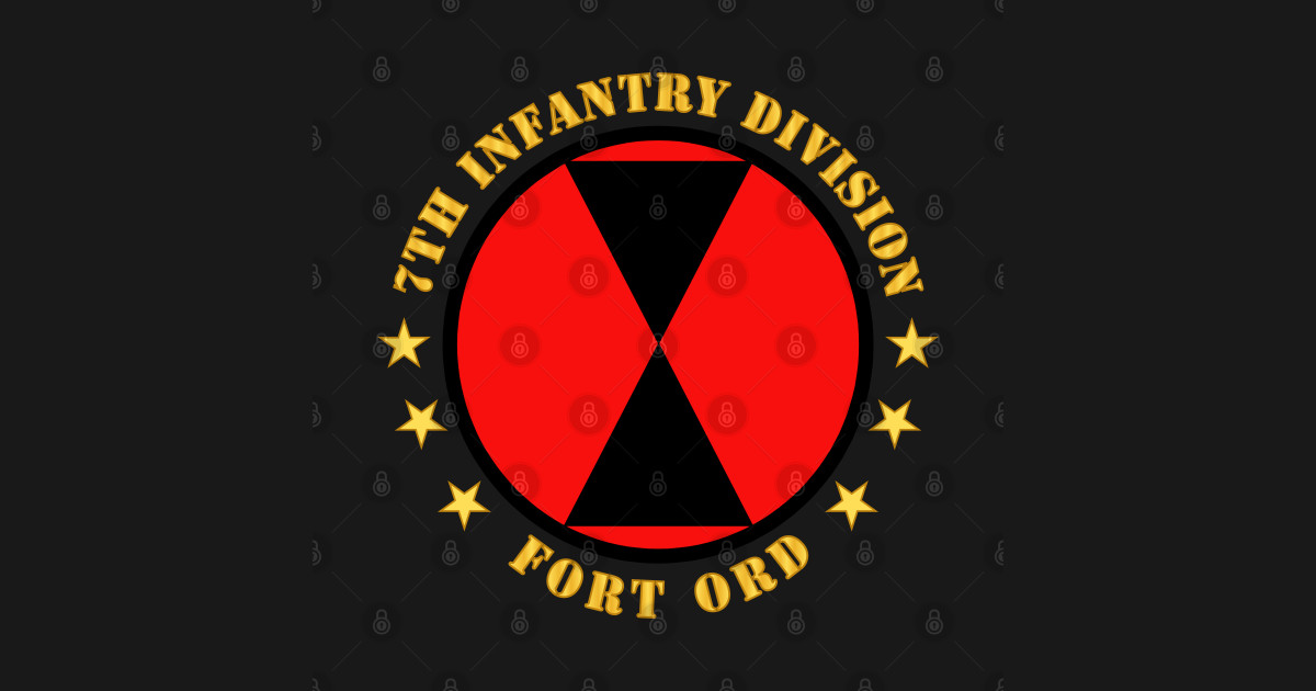 7th Infantry Division - Fort Ord wo BkGrd - 7th Infantry Division Fort ...
