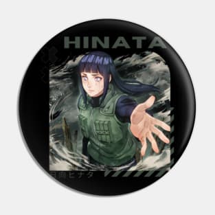 Hinata Hyuga Anime Design Pins and Buttons for Sale | TeePublic