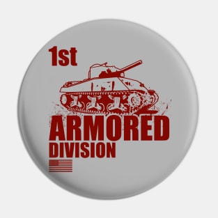 1st Armored Division Logo Pins and Buttons for Sale | TeePublic