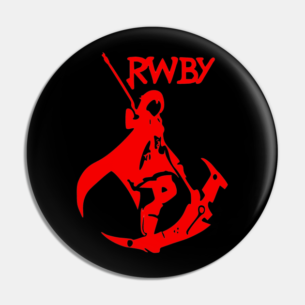 Ruby Rose RWBY - Rwby - Pin | TeePublic